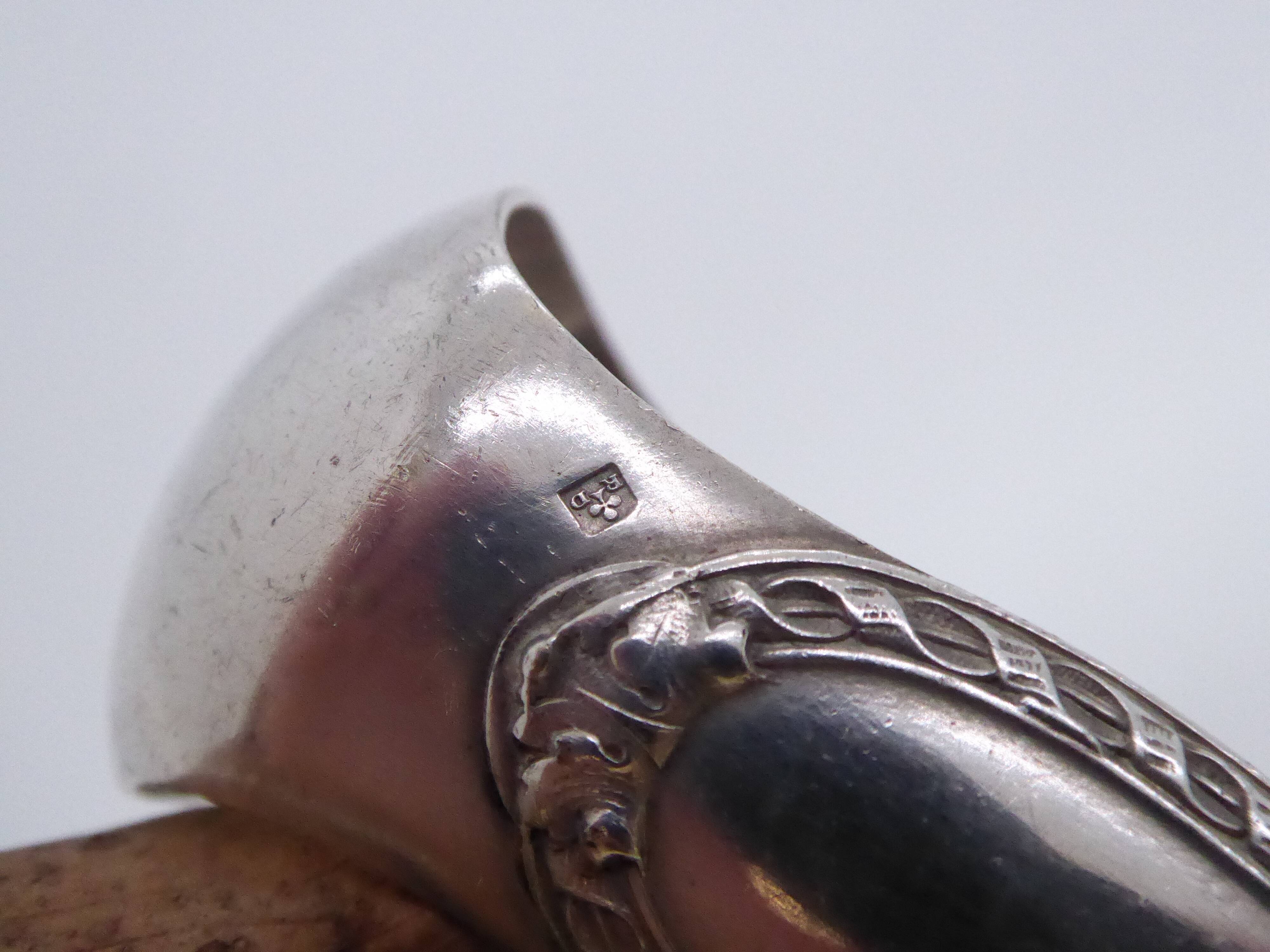 Pince à sucre métal argenté Poinçon trèfle RD | Selency