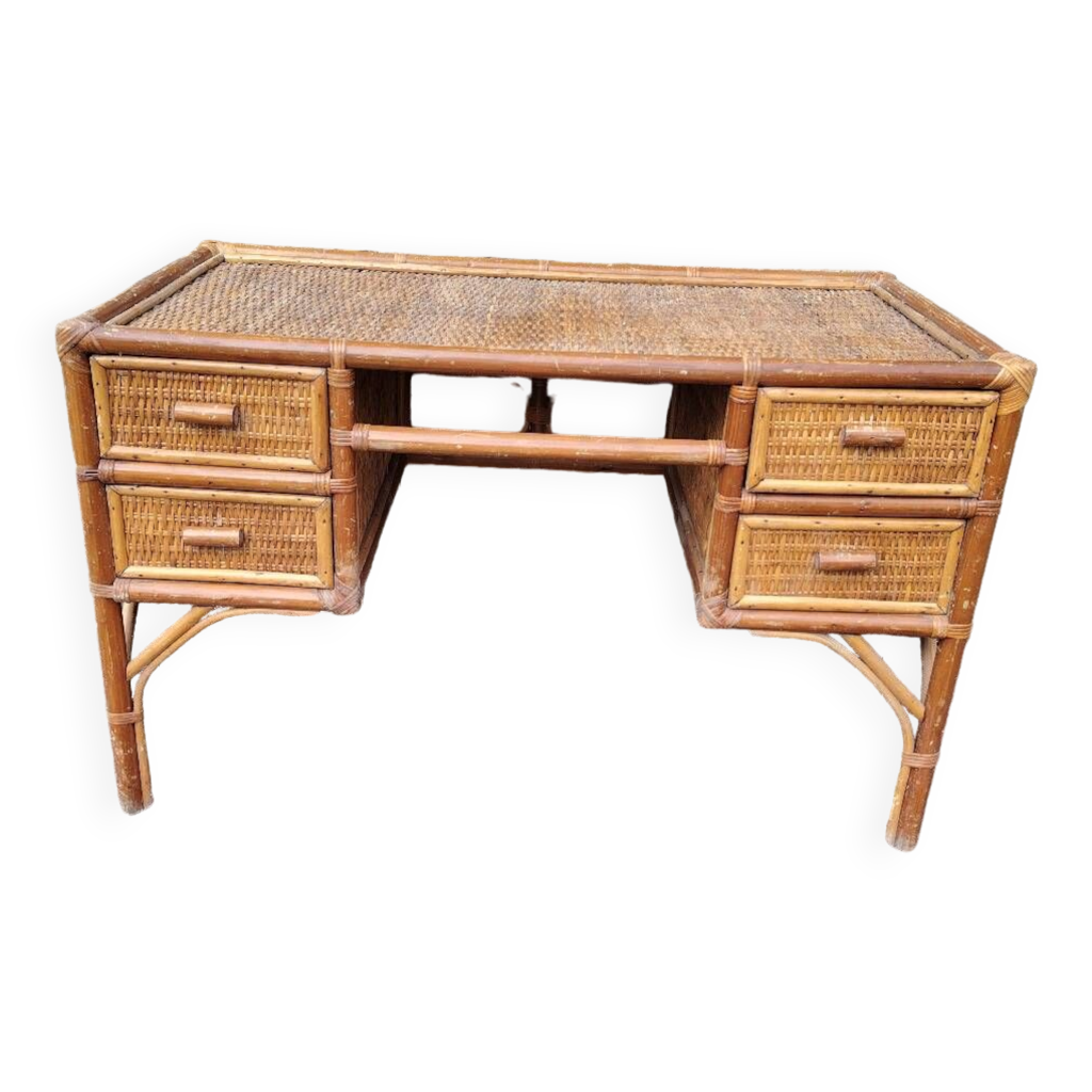 Bureau en rotin | Selency