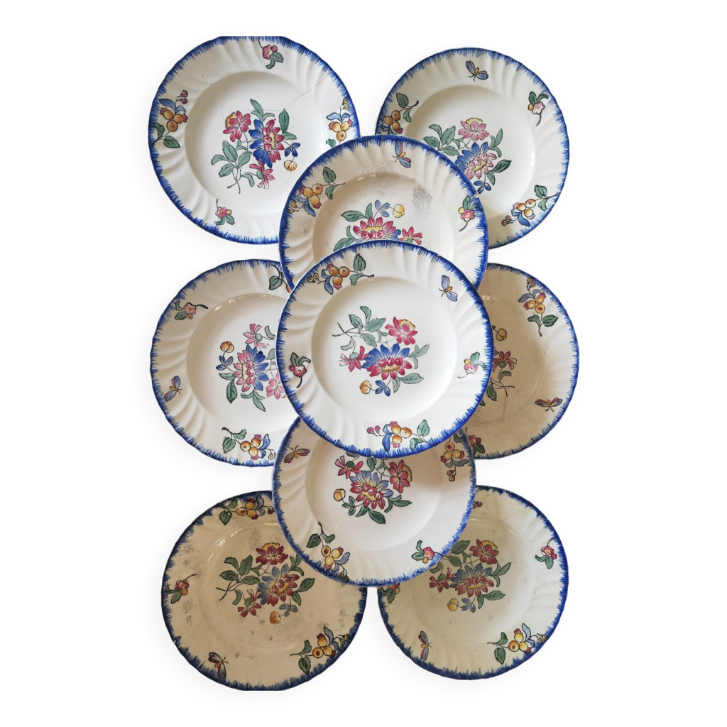 10 old Longwy plates | Selency