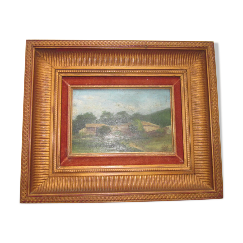 Tableau huile sur panneaux | Selency