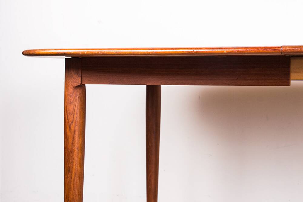 table de repas extensible Danoise,250 cm, en Teck par Hans Skovmand ...