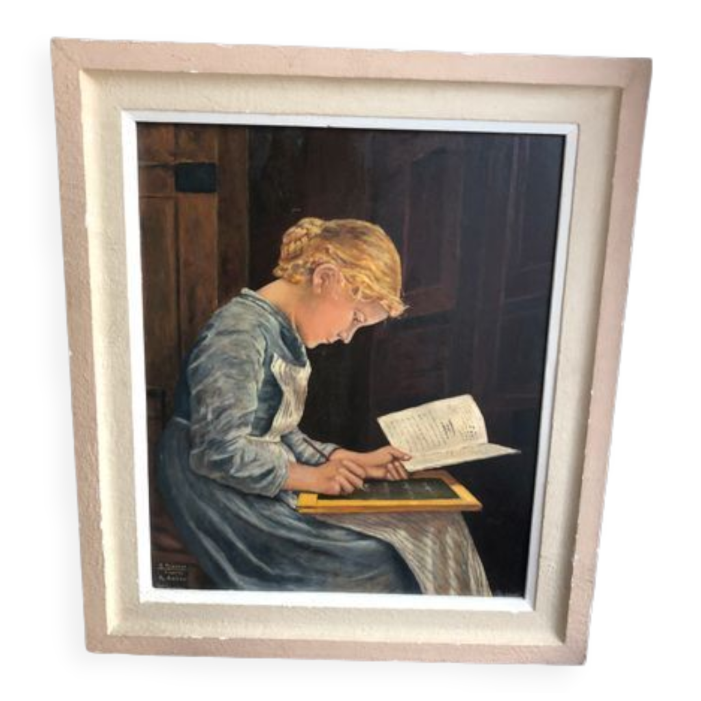 Tableau l’écolière de P.Prévôt | Selency