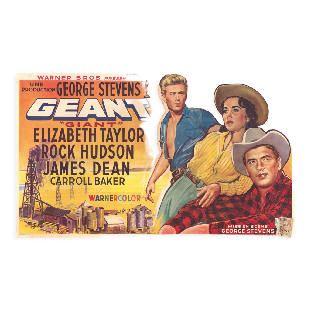Affiche de film Geant Giant | Selency