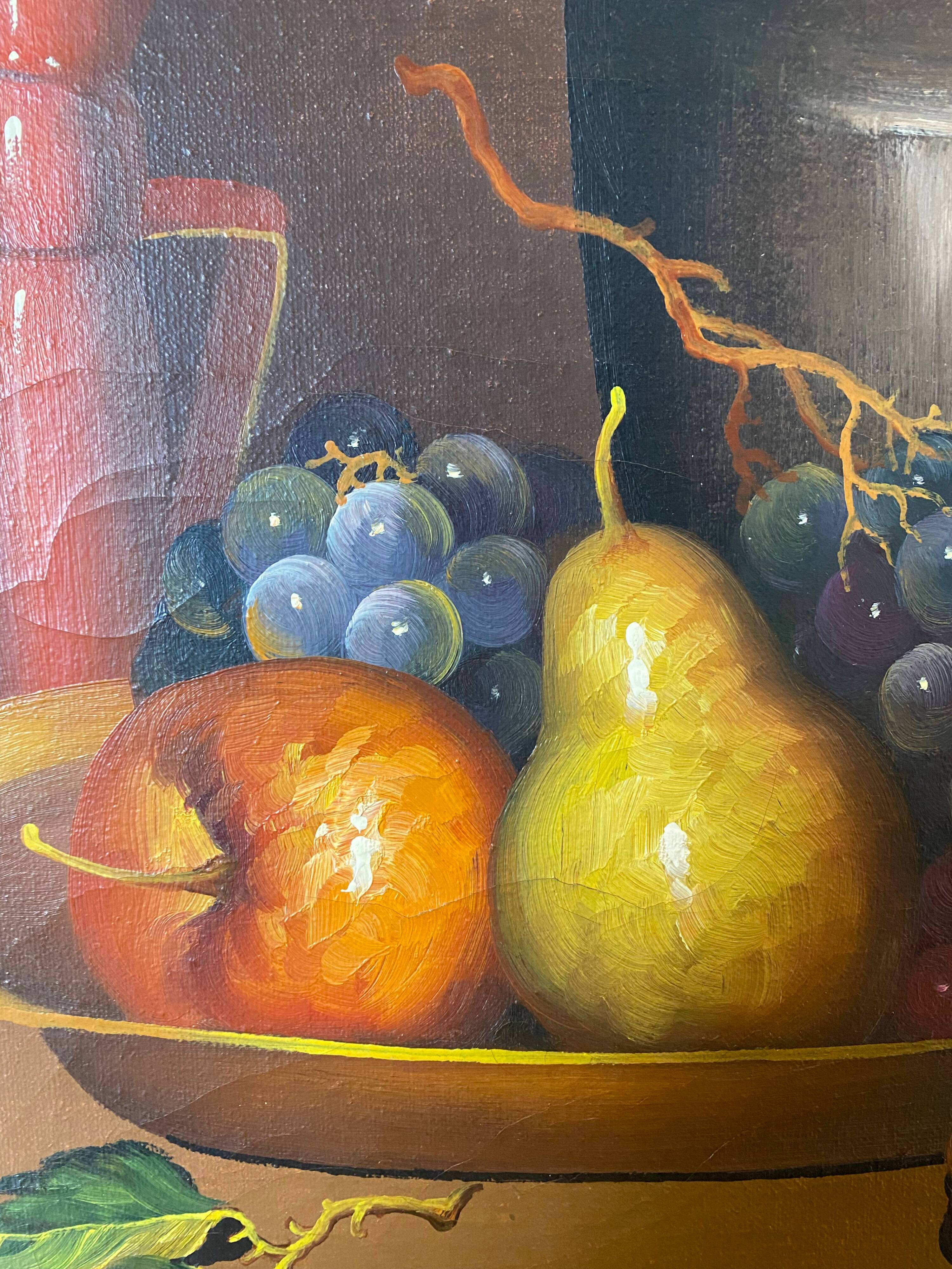 Tableau "Nature morte aux fruits" par Violette De Mazia (1899-1988 ...