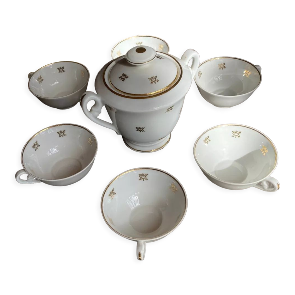 Service à thé en porcelaine AB France | Selency