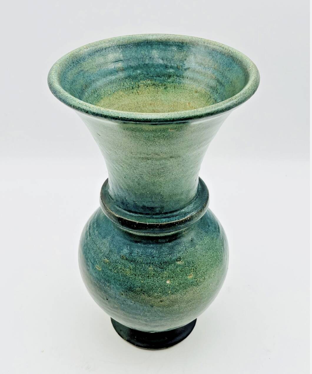 Grand vase Jean Marais céramique bleu vert - 661002 | Selency