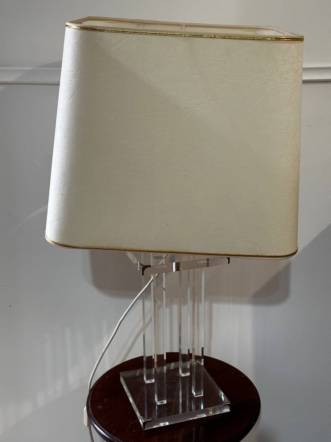 Lampe Plexi David Lange pour Roche-Bobois - Années 70 | Selency
