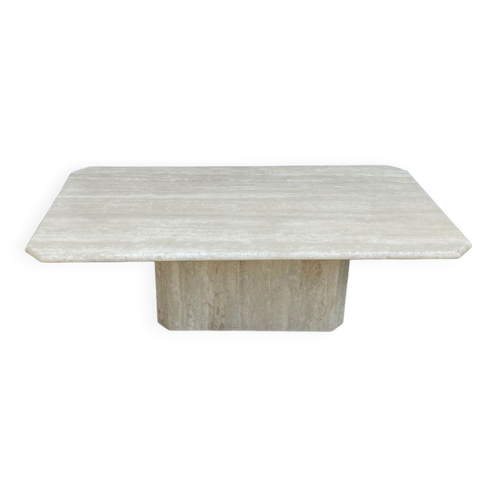 Table basse en travertin | Selency