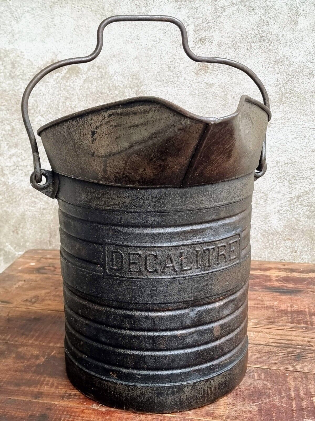 Jardinière de pichet à seau français antique decalitre | Selency