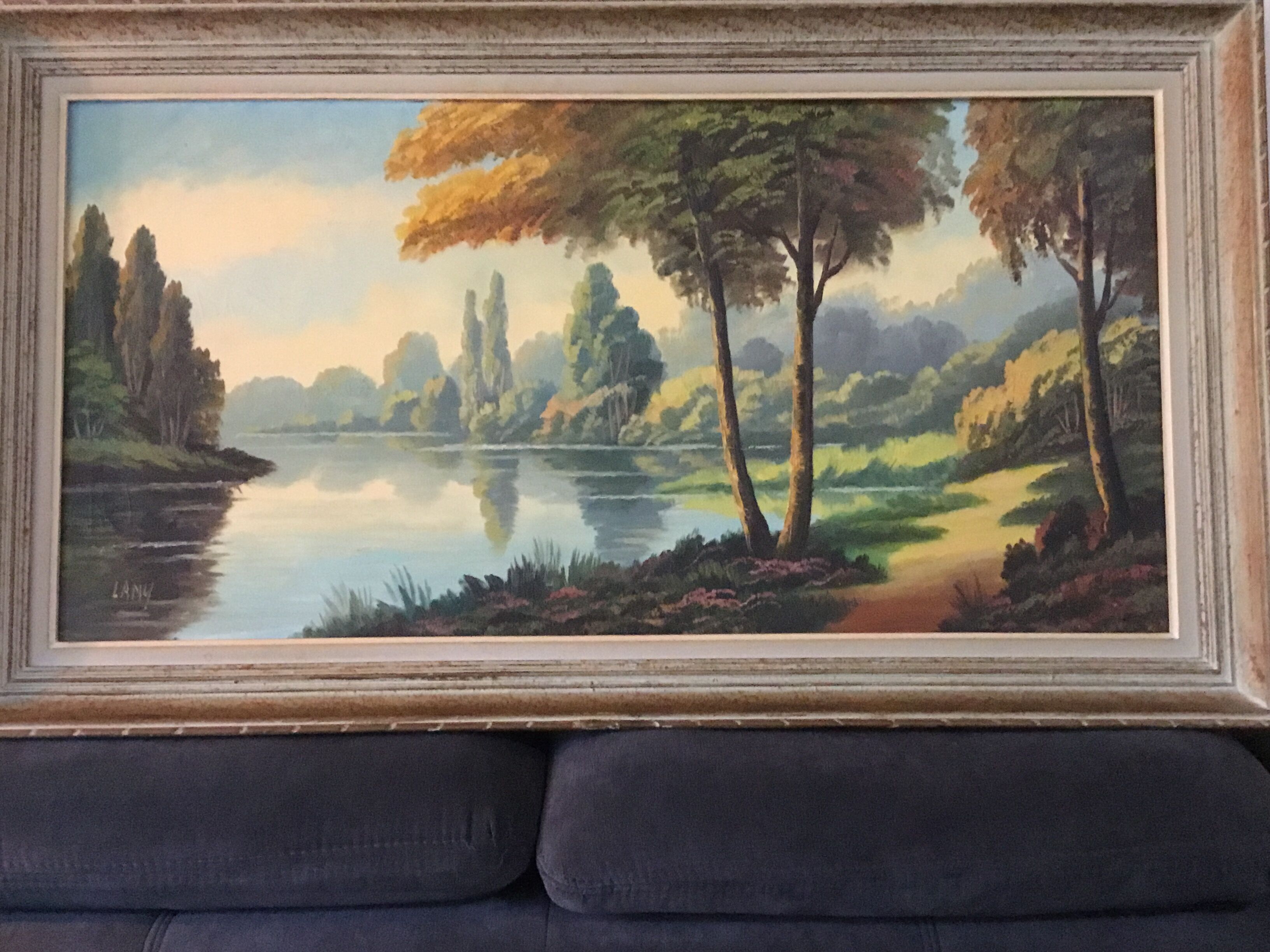 Huile sur toile de Franc Lamy(originale) 1855-1919 | Selency
