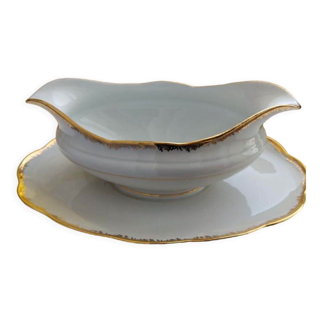 Saucière porcelaine de manufacture "SEP France sélection" Made in ...