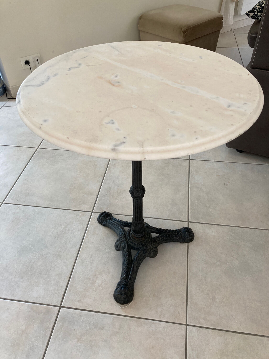 Table bistrot marbre | Selency