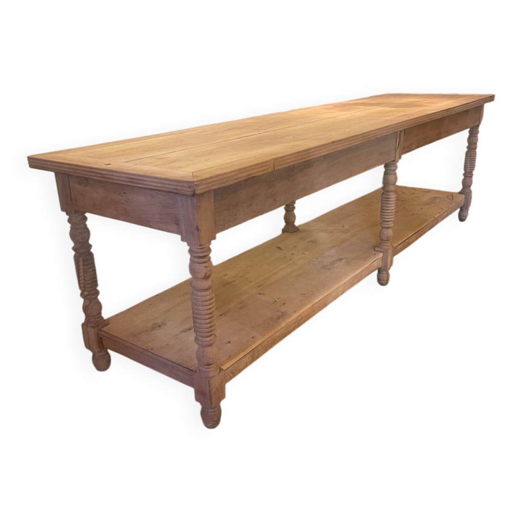 Table de drapier en noyer Louis Philippe | Selency