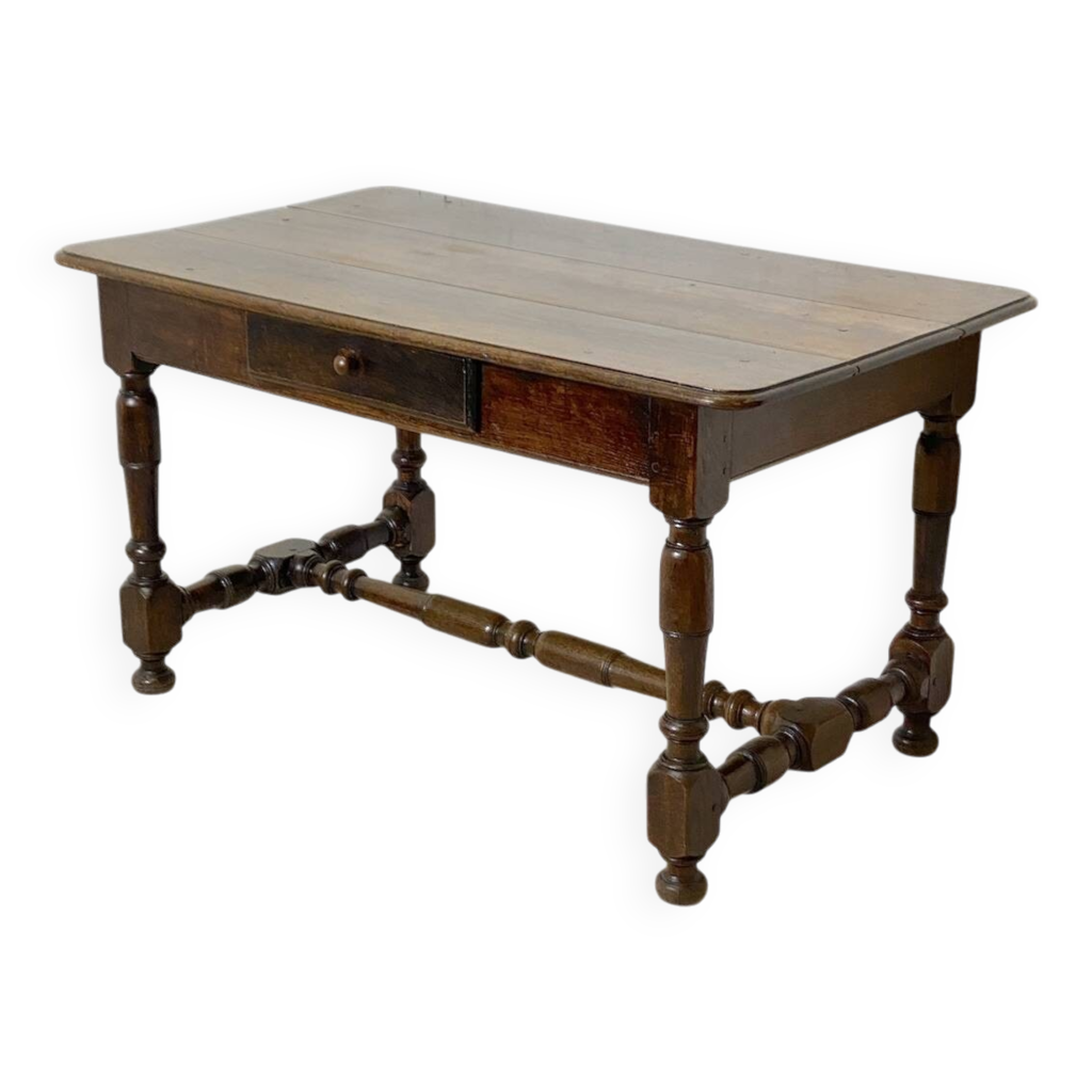 Bureau ou table XIXème siècle chêne massif | Selency