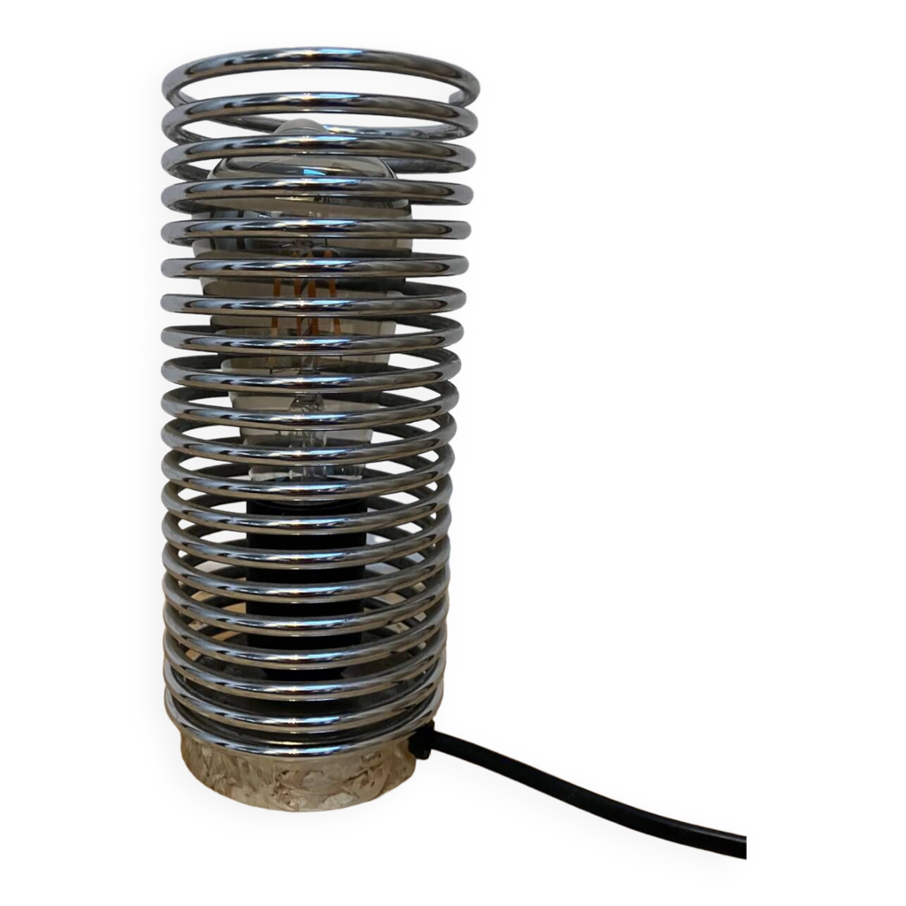 Lampe ressort massive design 1990 | Selency