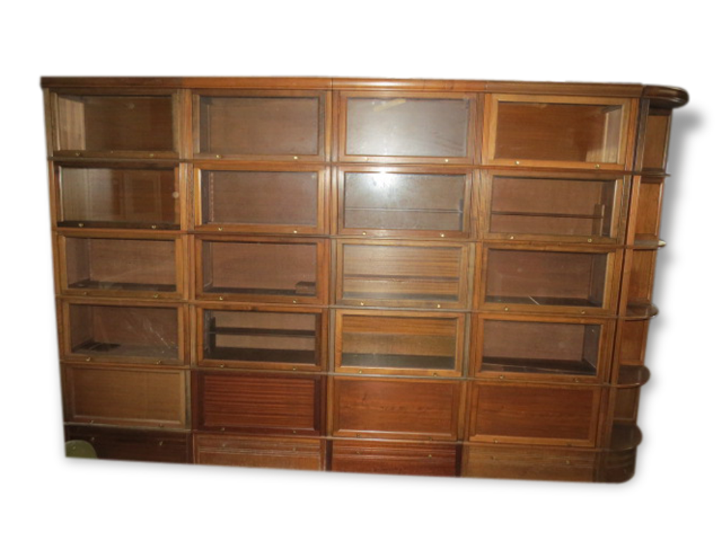 MEUBLE MD 57 éléments (voir les photos) bibliothèque vitrine secrétaire ...