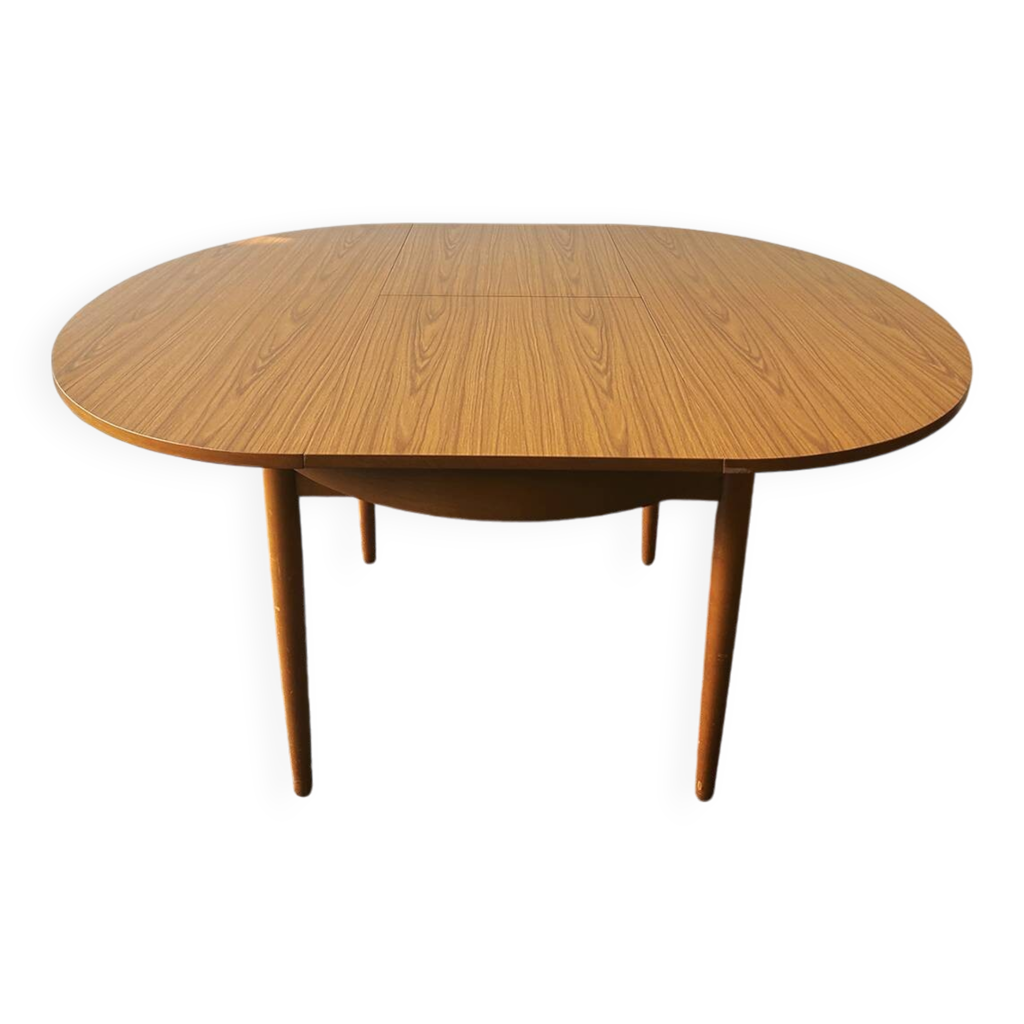 Table à manger extensible moderne du milieu du siècle des années 1960 par Schrieber | Selency