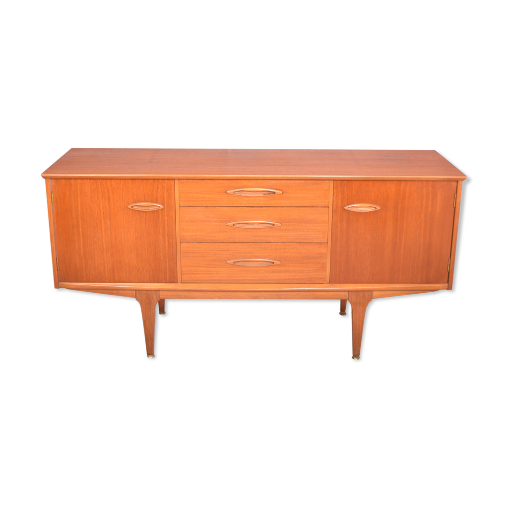 Enfilade restauré Jentique retro teck années 1960 | Selency