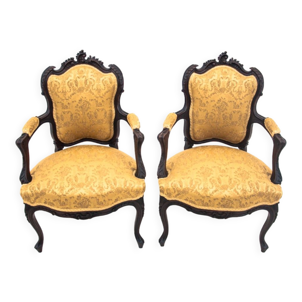 Un ensemble de fauteuils rococo, France, vers 1870 | Selency