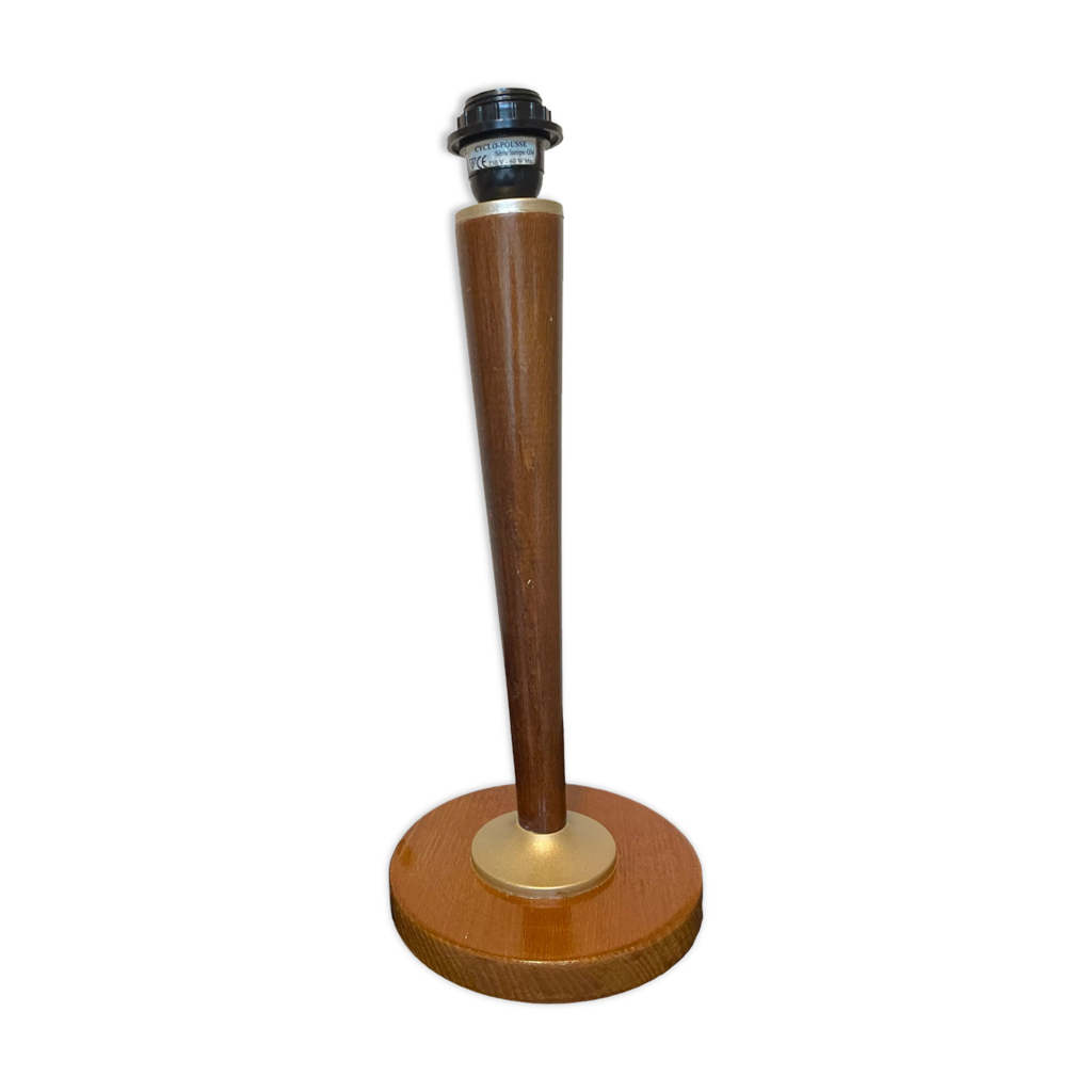 Old art deco wooden lamp stand | Selency