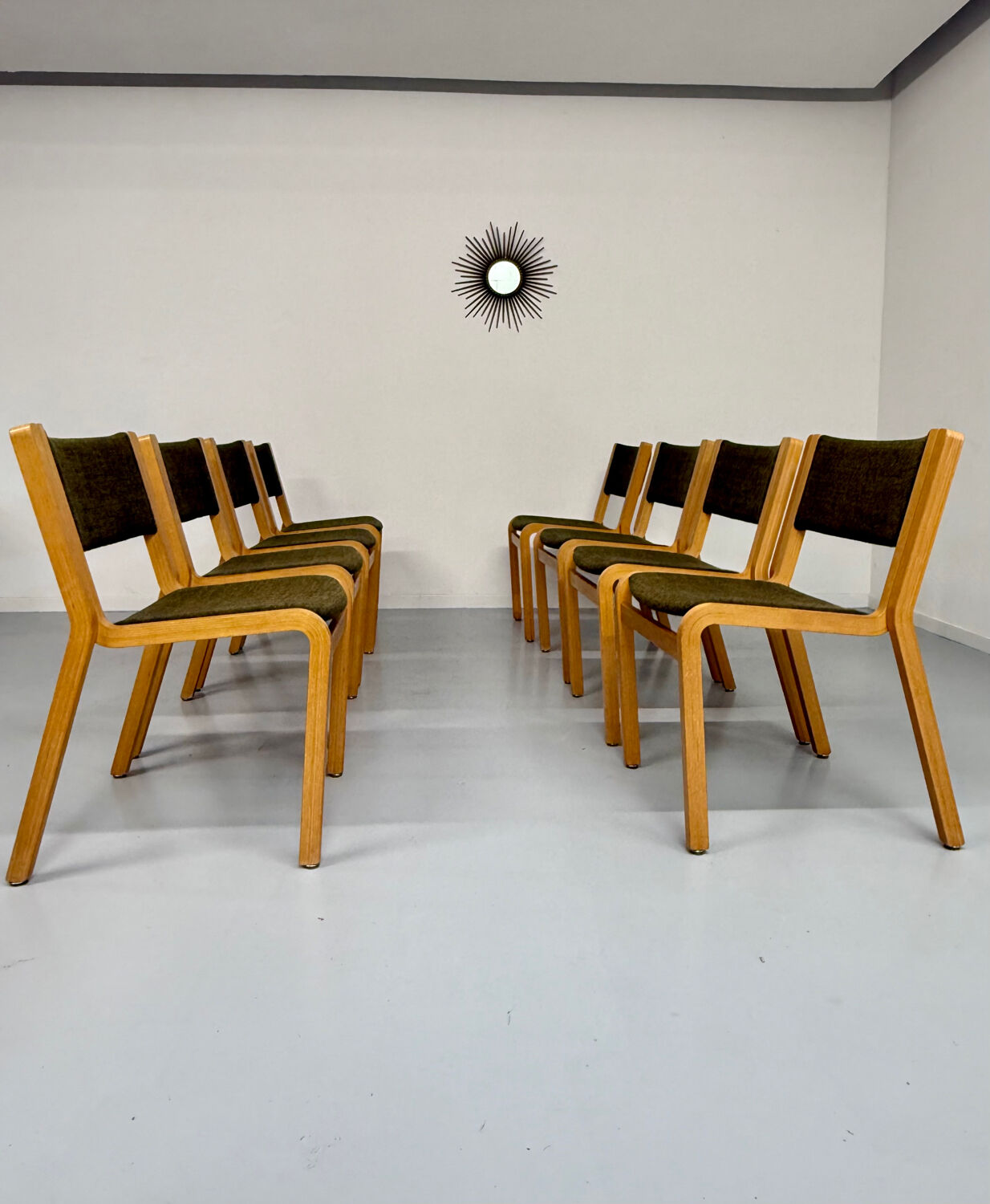 Lot de 8 chaises design Thygesen et Sorensen / Magnus Olesen années 70 ...
