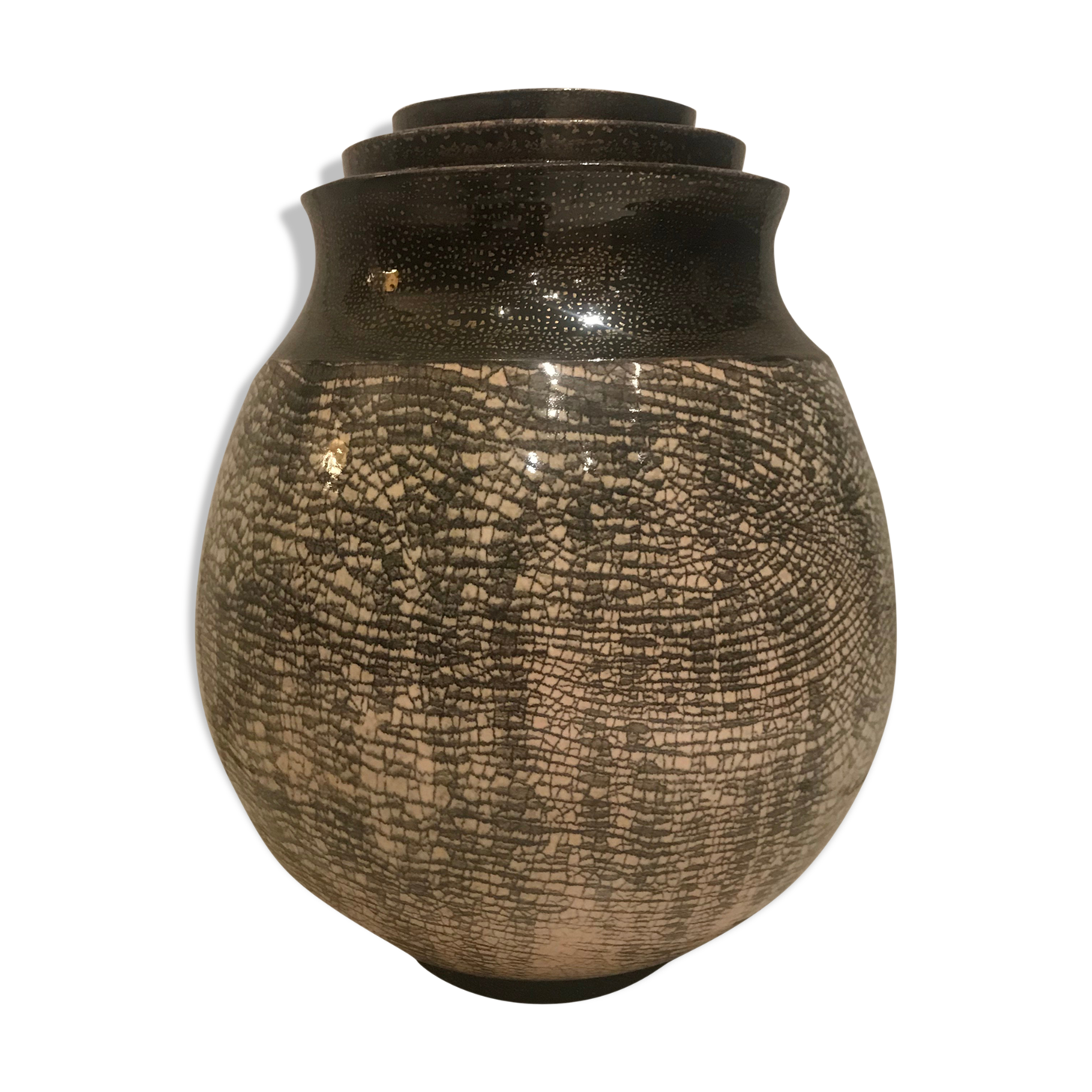 Vase en céramique Art Déco Marcel Guillard | Selency