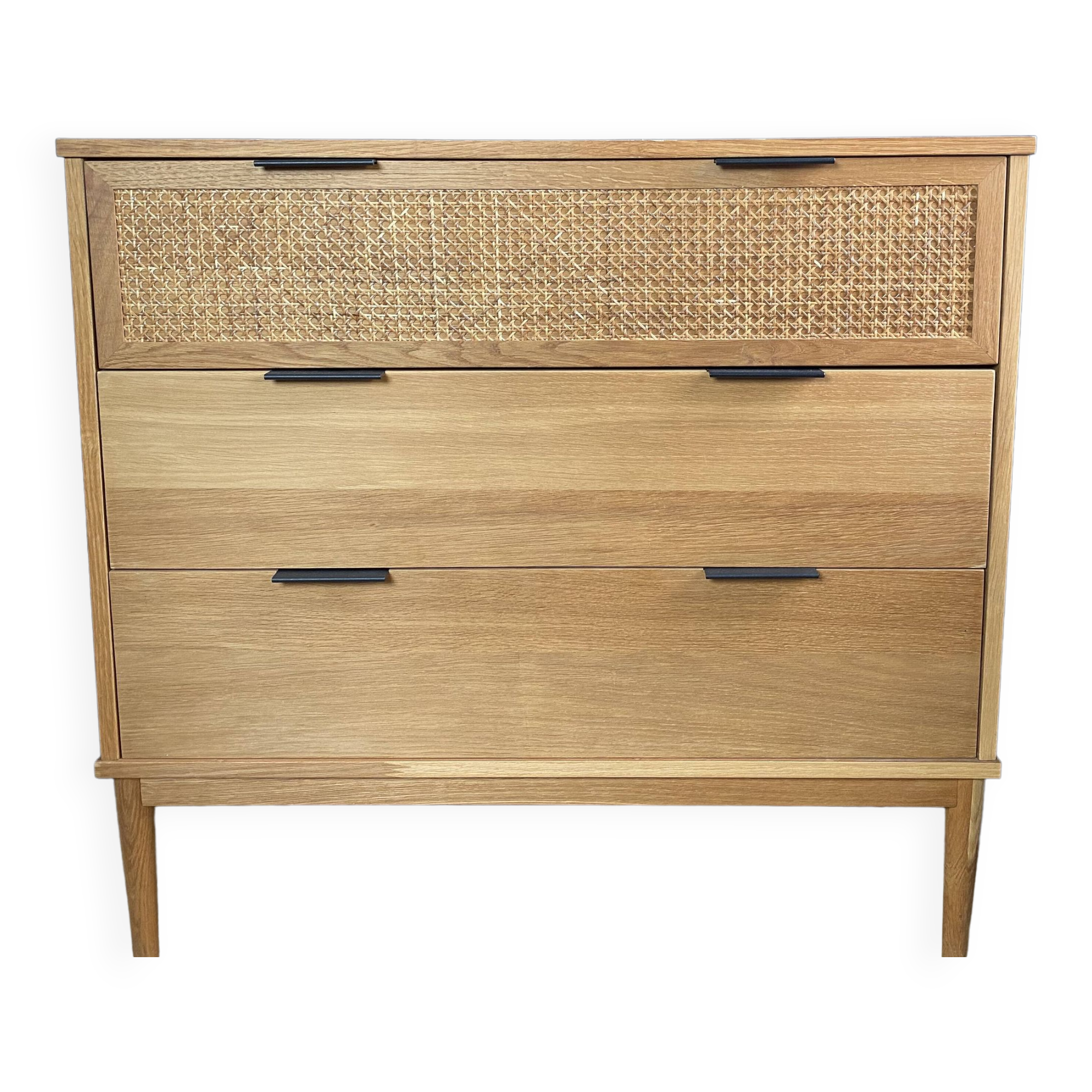 Commode bois et cannage | Selency