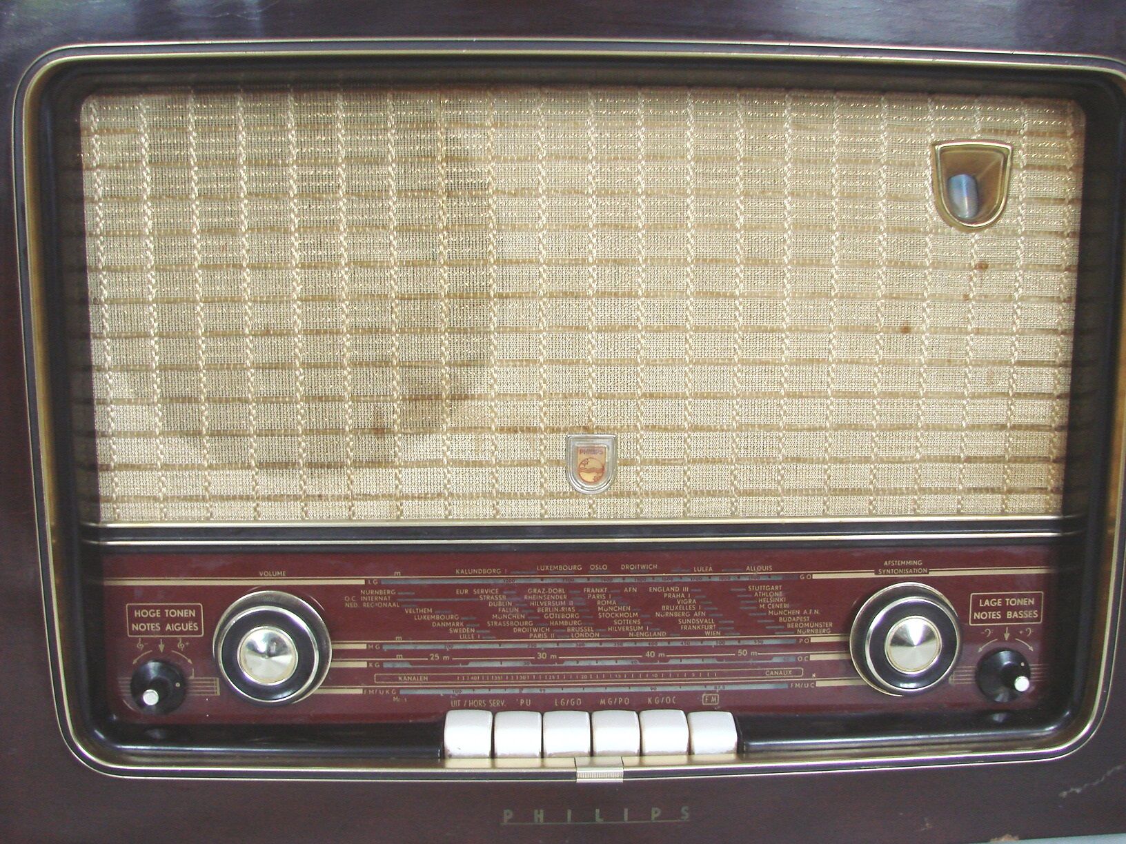 Radio Philips BX453 A90, années 1950 | Selency