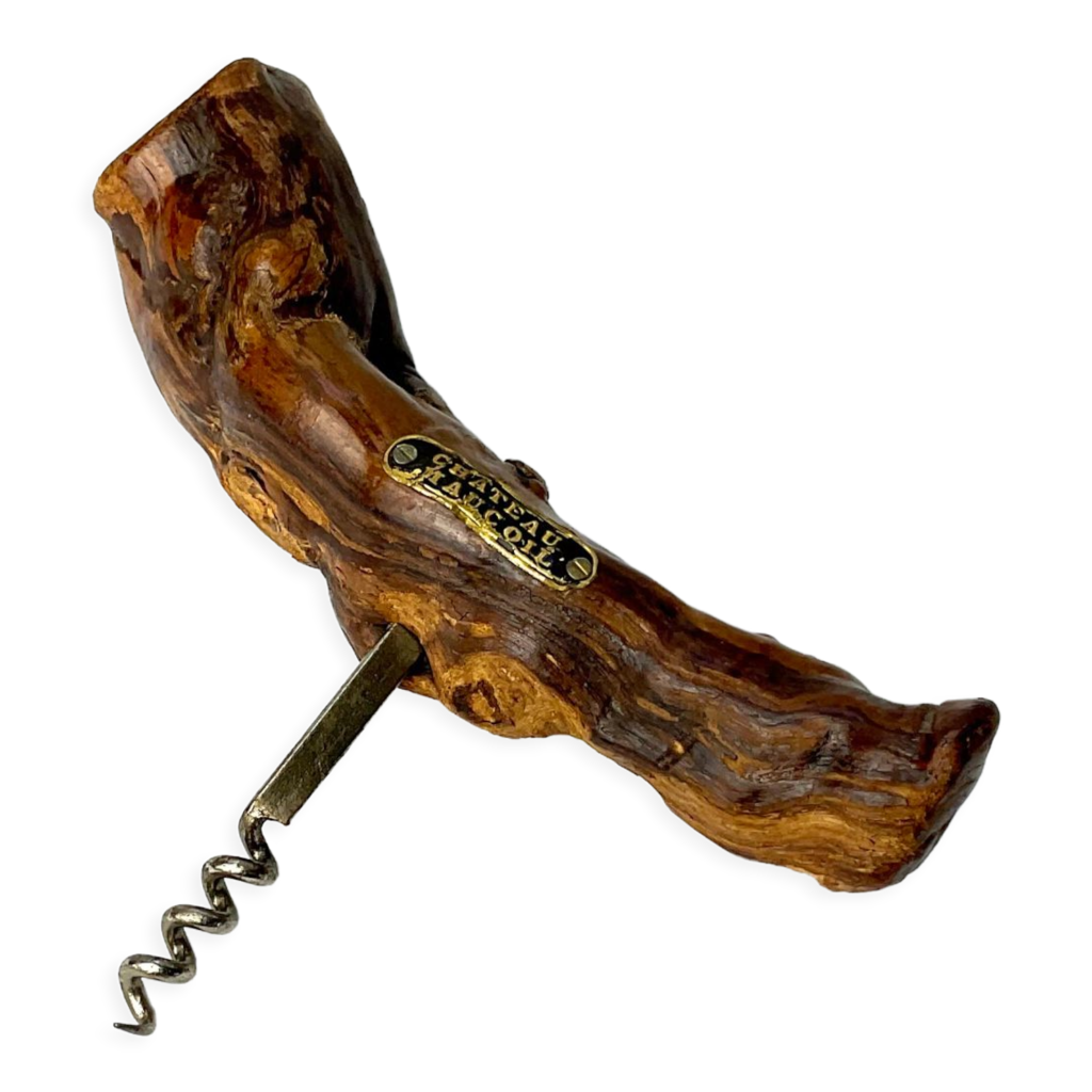 Tire-bouchon bois cep de vigne château Maucoil | Selency