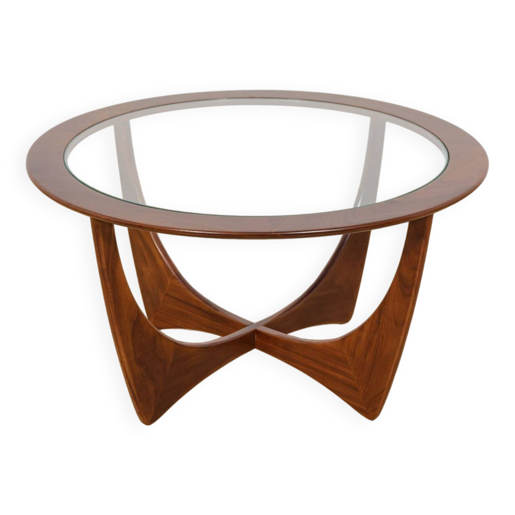 Table Basse Astro Ronde en Teck par Victor Wilkins pour G-Plan, Royaume ...