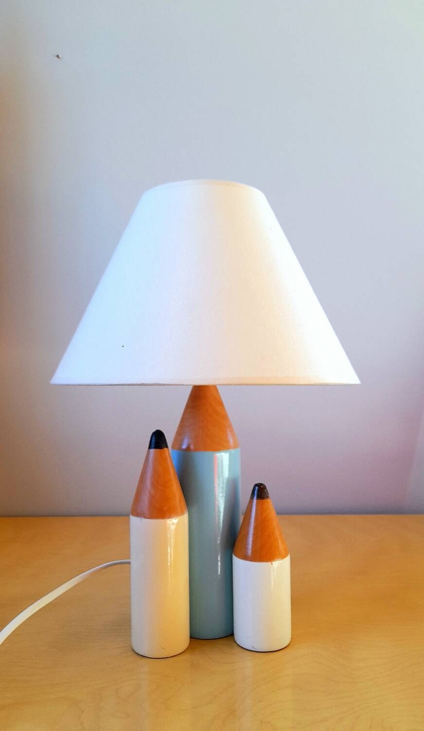 Lampe crayons, années 1980 | Selency