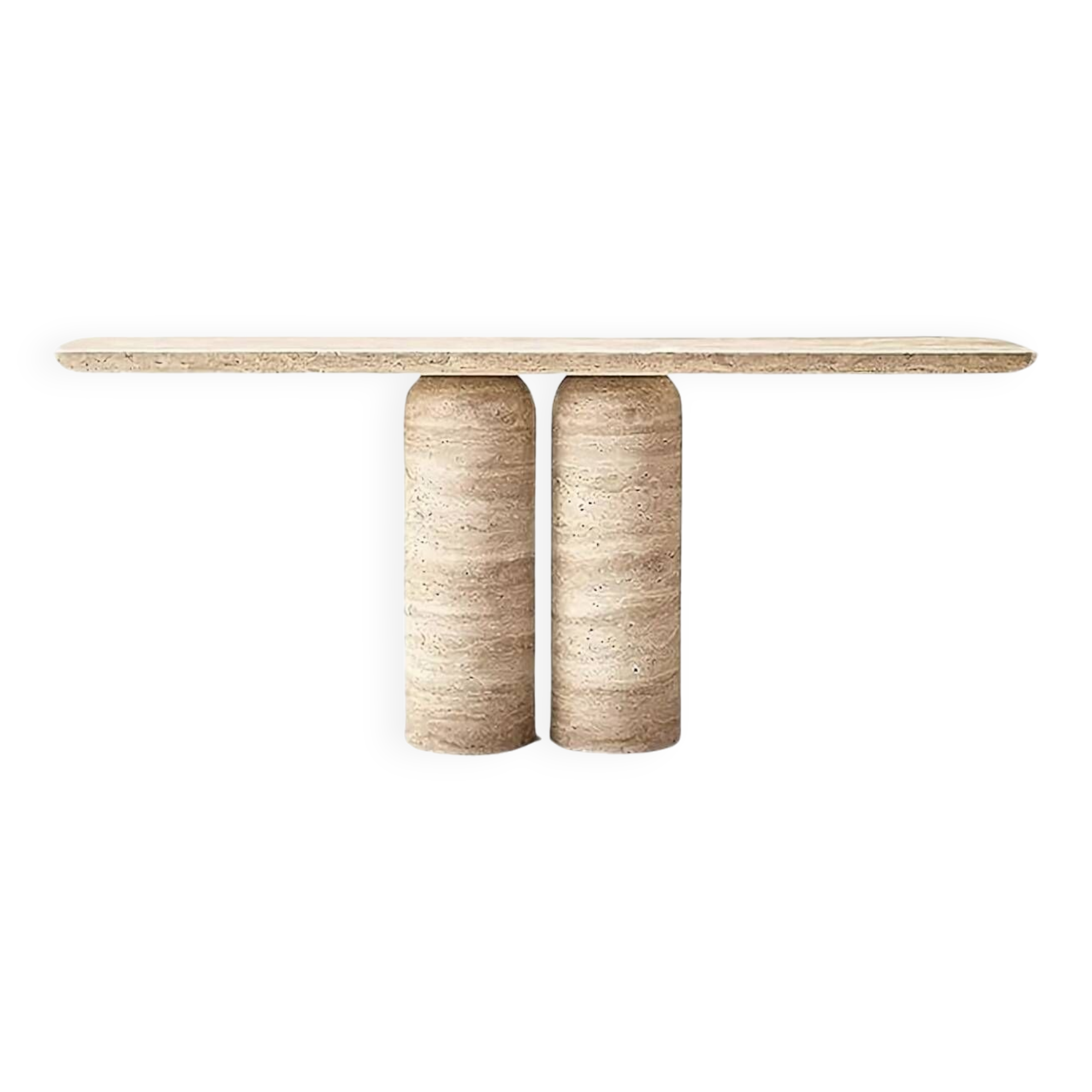Table console en travertin | Selency