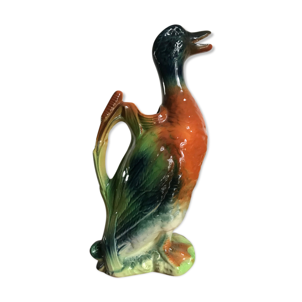 Pichet canard en barbotine de St clément | Selency