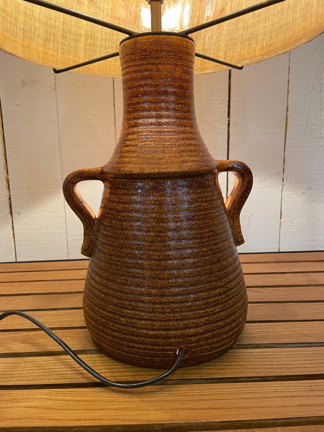 Lampe Accolay en céramique et résine | Selency