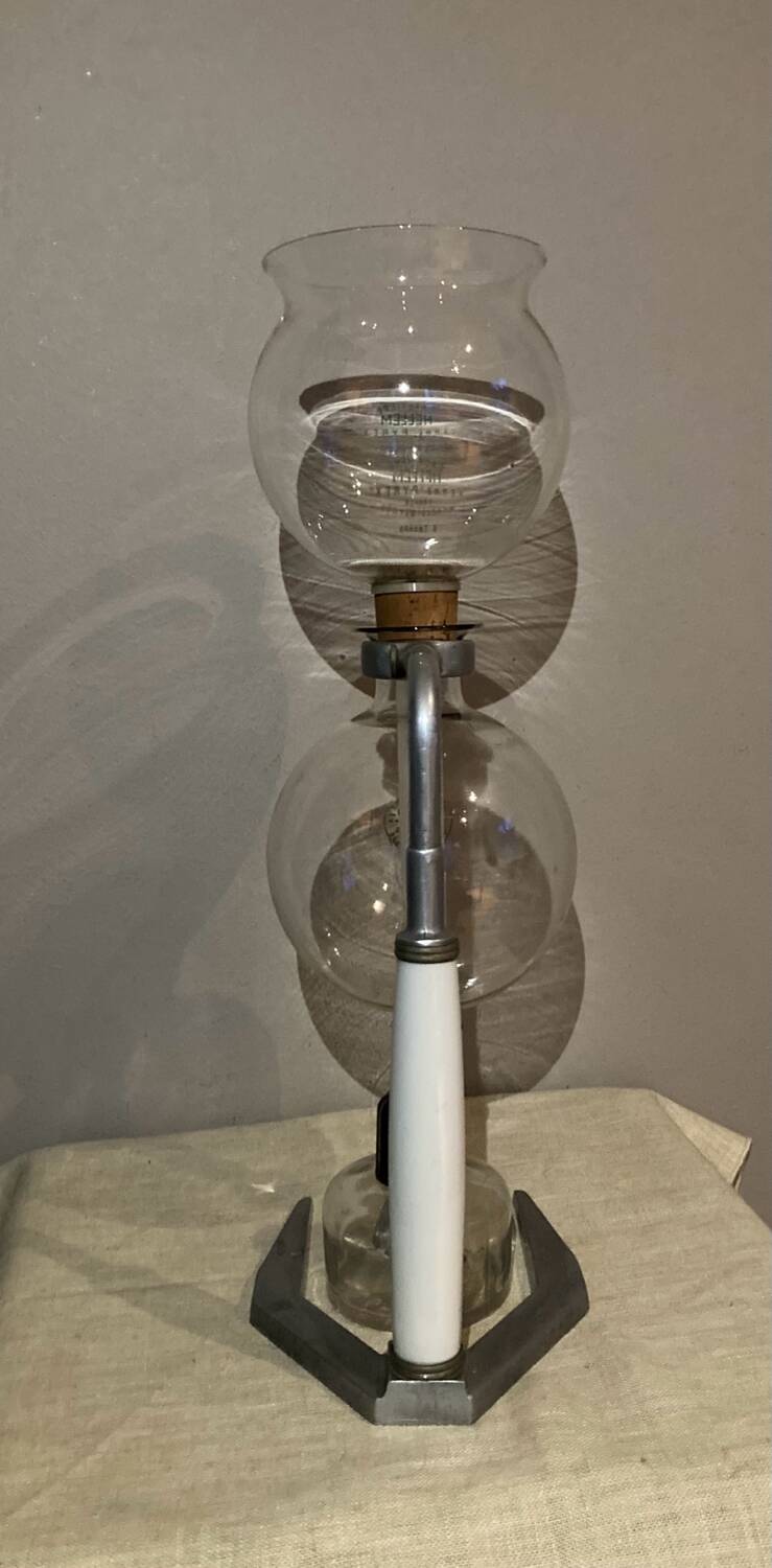 Hellem coffee maker 1960s/70s double tanks in Pyrex glasses 6 cups ...