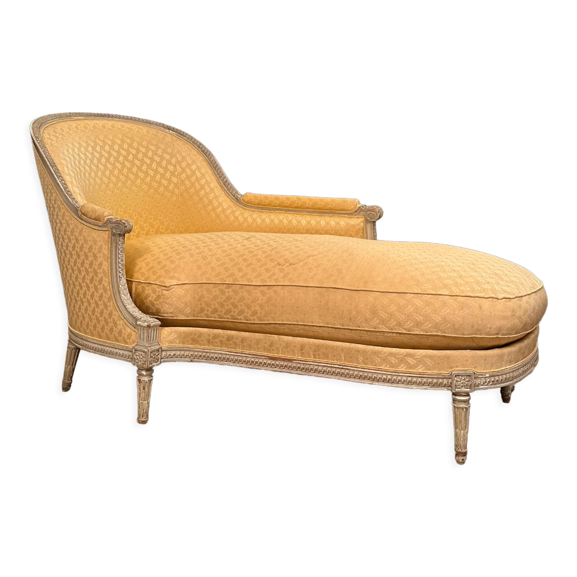 Meridienne de Style Louis XVI bois laqué vers 1900 | Selency