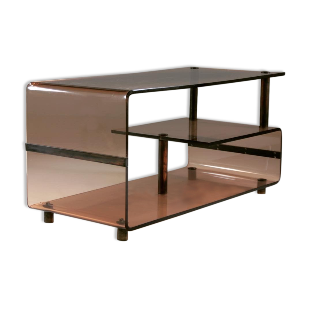 Console en plexiglas pour Roche Bobois France 1970s | Selency