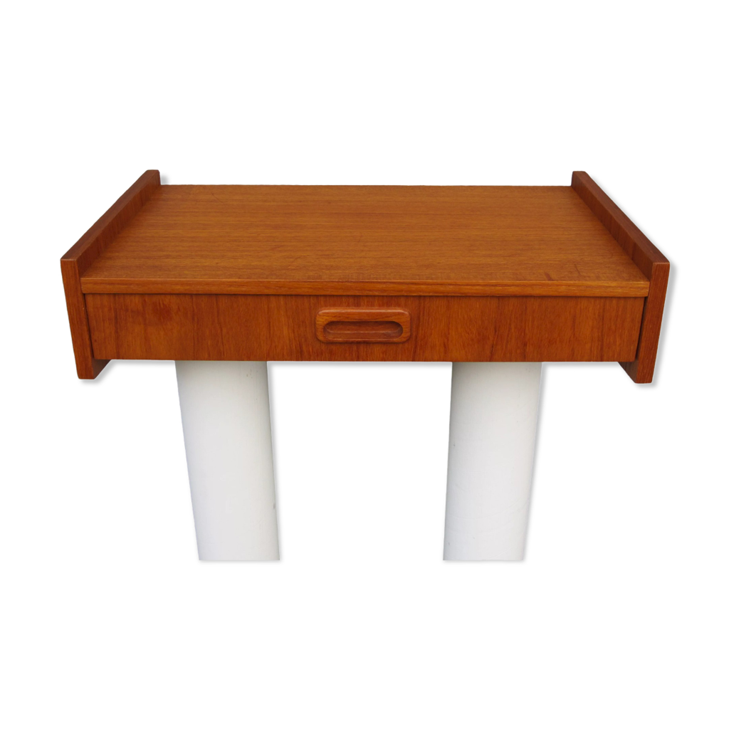 Tablette murale scandinave en teck | Selency