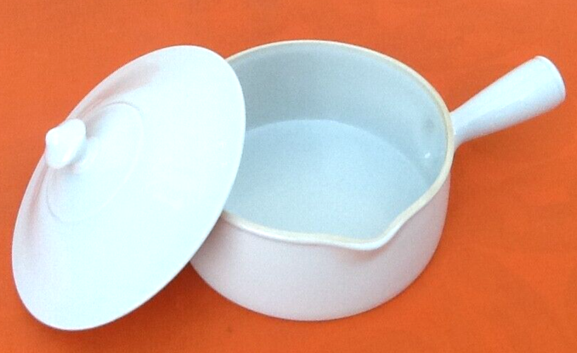 Poêlon couvert véritable porcelaine de grand feu prise bouton / manche ...