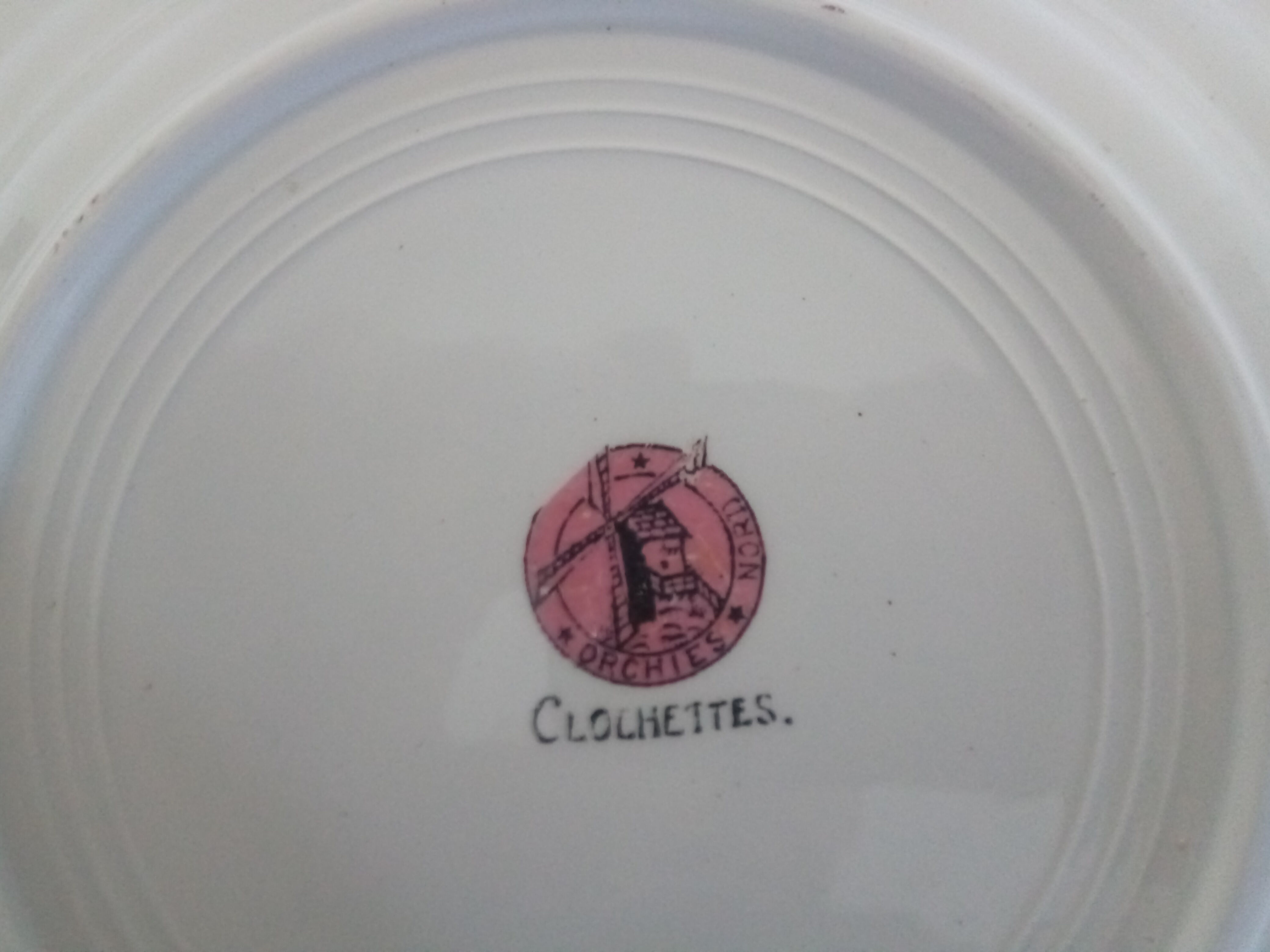 6 assiettes creuses Faïence Orchie Moulin des loups | Selency