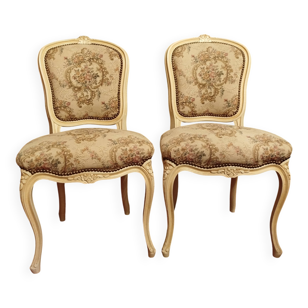2 chaises style Louis XV | Selency