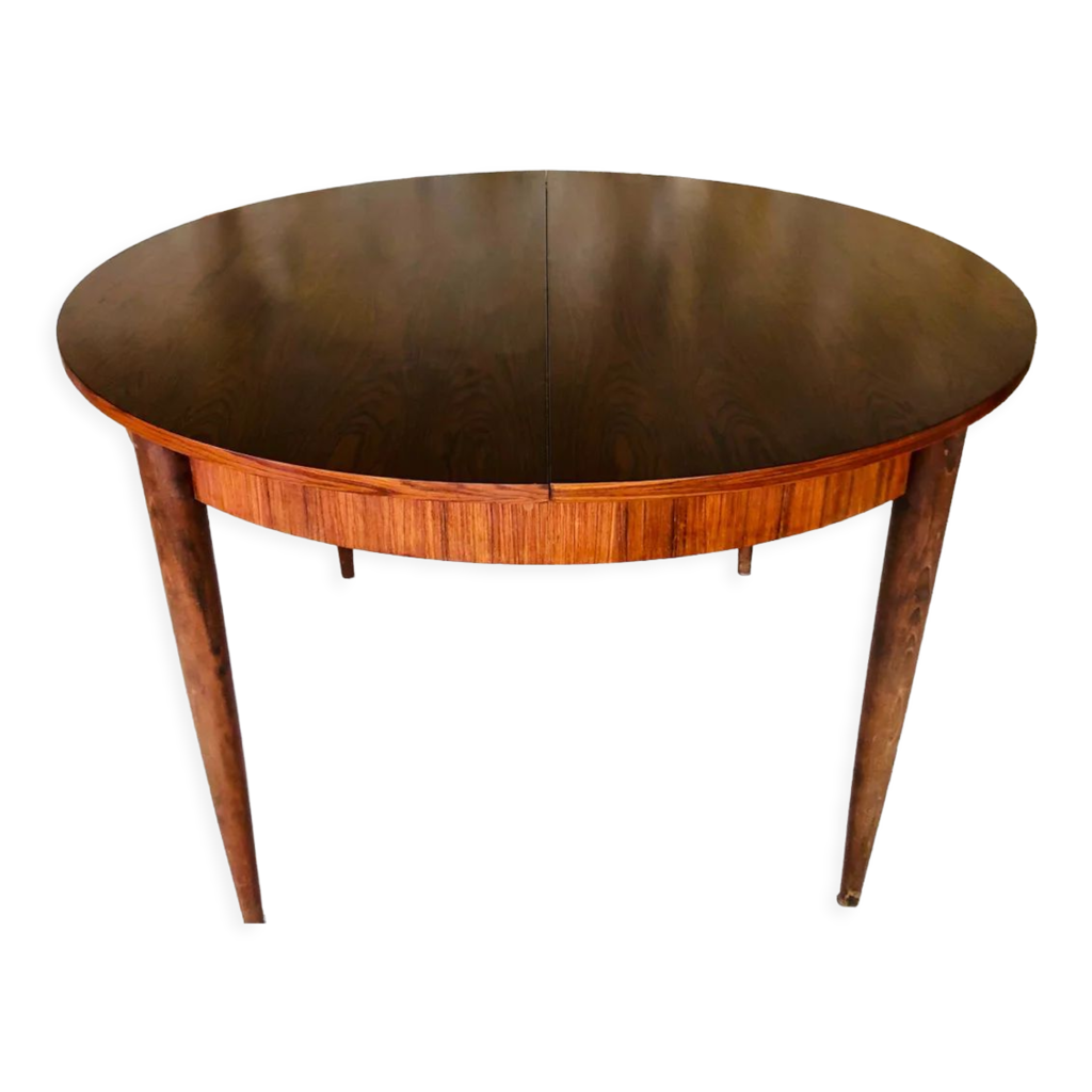 Table de salle à manger en palissandre extensible avec rallonges ...