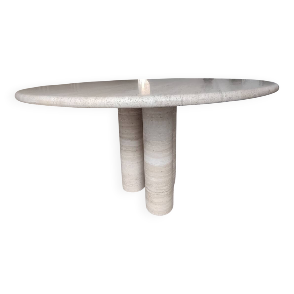 Table à manger en travertin | Selency