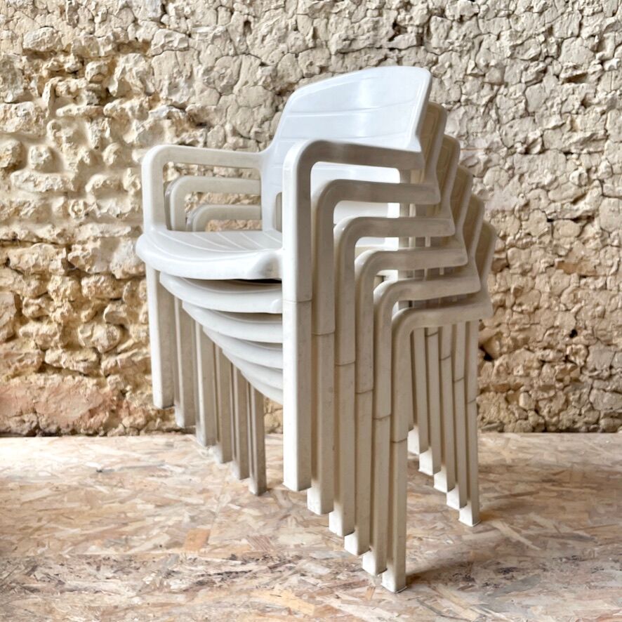 6 Chaises PVC d’extérieur - Flair plaisir | Selency