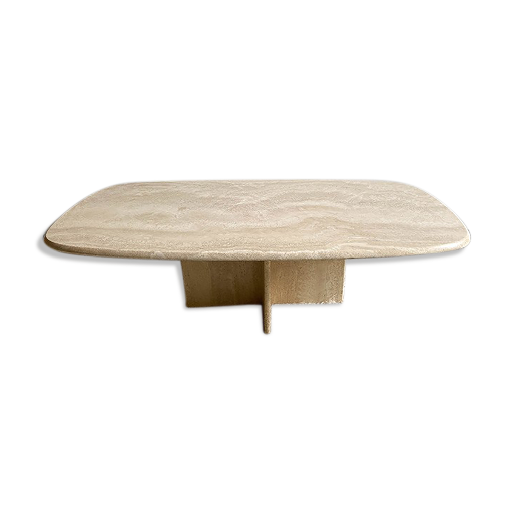 Table basse en travertin | Selency