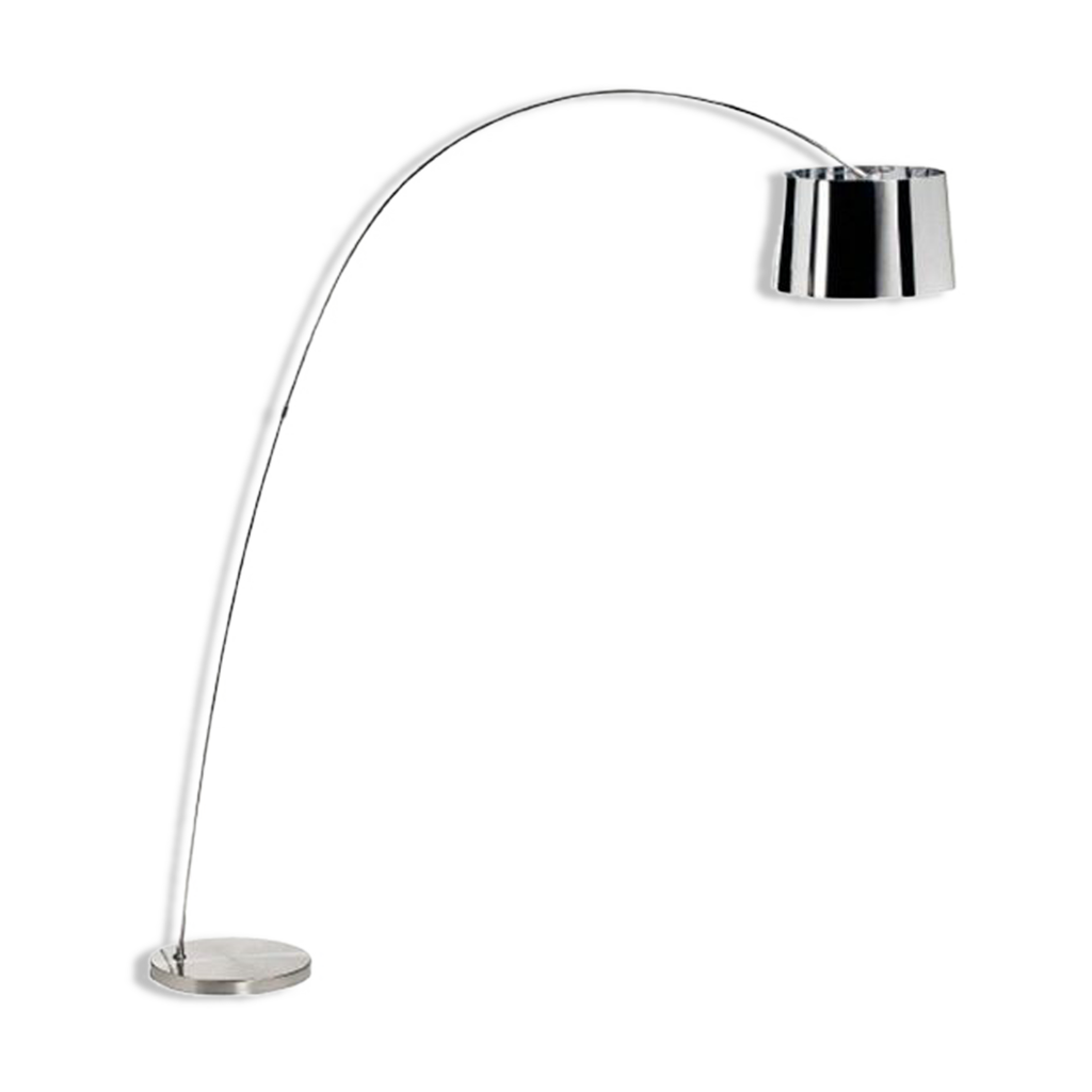 Lampadaire Yumi Ampm gris chromé | Selency