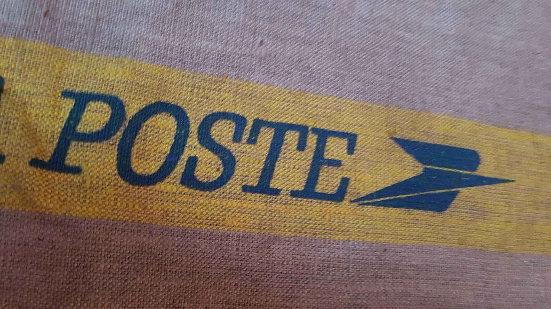 Sac la poste en toile de jute | Selency