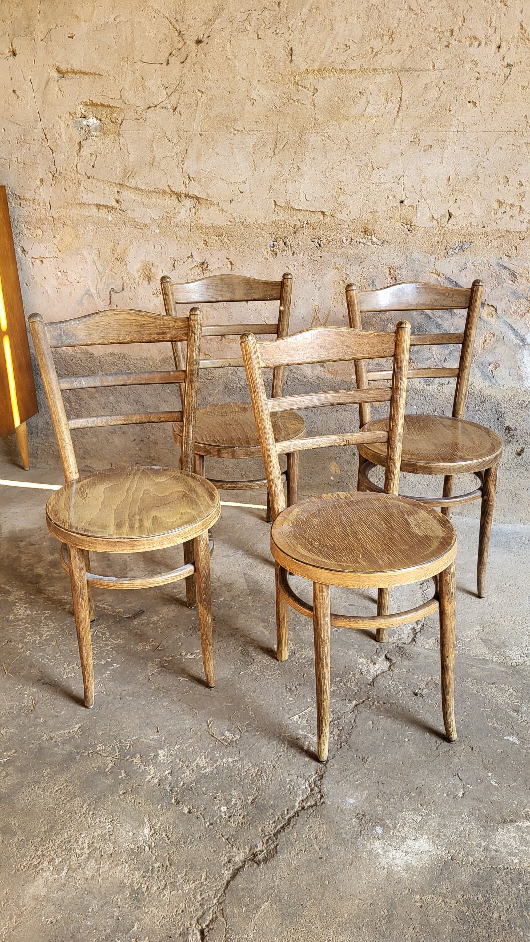 4 chaises Baumann modèle Anteuil | Selency