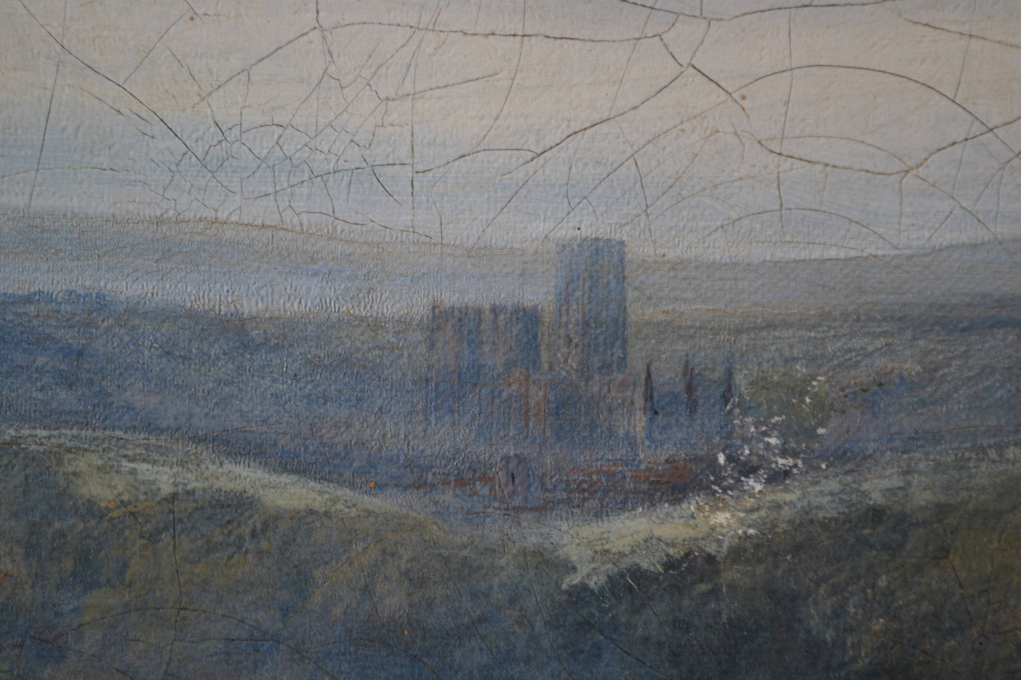 James Peel ( 1811-1906 ) Extensive view of Durham from Shincliffe Hill ...