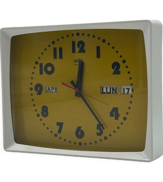 Horloge électromécanique de l’ère spatiale par Odo France, années 70 ...